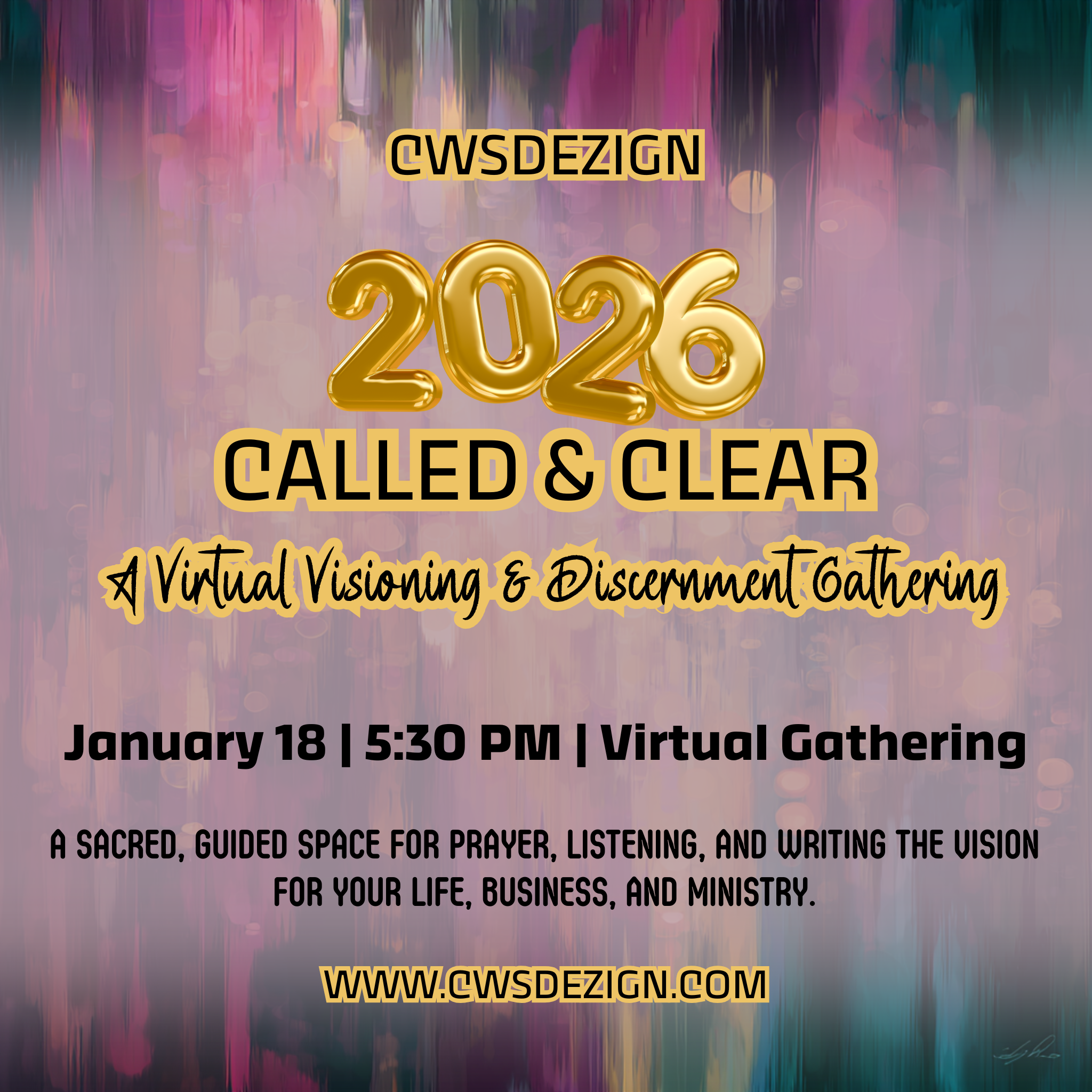 Called & Clear: 2026 Visioning & Discernment Gathering – CWSDezign